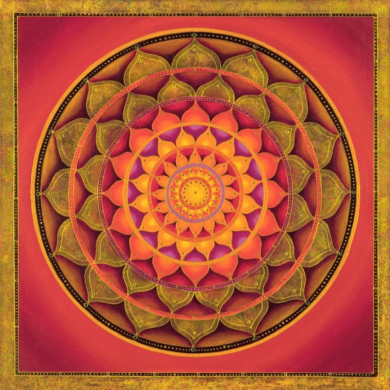 Orange Sunshine Mandala | Mandalas.com