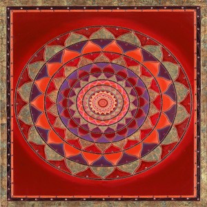 Maroon Mandala | Mandalas.com